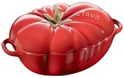 Staub Cocotte keramická zapékací miska ve tvaru rajčete 16 cm/0,5 l, červená, 40511-855