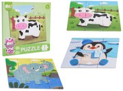RKToys Magnetické puzzle Zvířátka – knížka na cesty