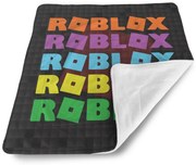 Sablio Deka pro miminko ROBLOX Barevný text - 80x100 cm