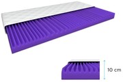 Pěnová matrace DELUXE 80 x 200 cm Ochrana matrace: BEZ chrániče matrace