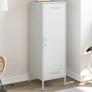 Skříň highboard bílá 36 x 39 x 113 cm ocel