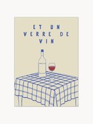 Plakát Et Un Verre de Vin