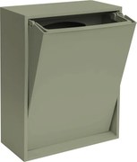 Šedozelený odpadkový koš na tříděný odpad/nástěnný z recyklovaného plastu Recycling Box – ReCollector