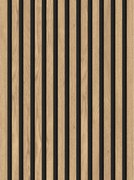 Mexen Lam-F, akustické stěnové lamely 275 × 30 cm, plstěný podklad 8 mm, technická dýha, borovice klasická, S105-275307-3015-012