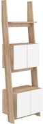 Regál Rack 60cm 2D Dub Sonoma/Bílá
