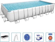 Bestway Bazén Power Steel s příslušenstvím obdélníkový 732x366x132 cm