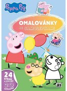 Jiri Models Omalovánky A4 se samolepkami Prasátko Peppa
