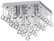 Toolight Stropní křišťálová lampa Plafon APP515-4C Cristal