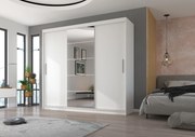 ADRK Furniture Posuvná skříň se zrcadlem ERWIN 235 SW-ERW-235-W