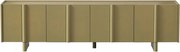 Khaki TV stolek z borovicového dřeva 200x53x46 cm Basu – WOOOD