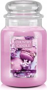 Velká svíčka Lilac Macaron Country Candle