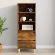 Skříň highboard kouřový dub 40 x 36 x 110 cm kompozitní dřevo