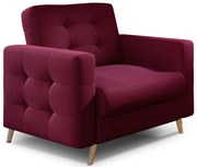 Eltap Křeslo Asgard 1F Materiál a barva potahu: Mat Velvet 68 - červená