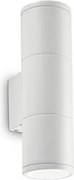 ILUX 100388 Venkovní nástěnné svítidlo Ideal Lux Gun AP2 small bianco 100388 bílé 21cm IP44 - IDEALLUX