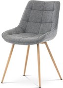 Jídelní židle Autronic šedá Látka CT-394 GREY2
