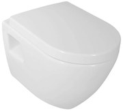 Aqualine Nera - Závěsné WC, bílá NS952