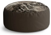 Sablio Taburet Circle Lvice a lvíčata: 38x48 cm
