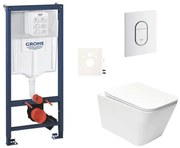 Závěsný wc set do lehkých stěn / předstěnová montáž SAT Infinitio SIKOGRSIN12ASH0