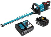Makita Zahradní technika - 18V AKU plotové nůžky 60 cm, 1x aku 5,0 Ah LXT, nabíječka DUH602RT