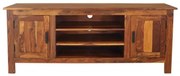 Indický nábytek - TV stolek Rami 150x60x45 z indického masivu palisandr Only stain