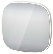 Duravit Zencha - Zrcadlo s LED osvětlením, 50x50x5 cm, matná bílá ZE7065000000000