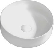 kielle Idolio - Umyvadlo na desku, průměr 36 cm, bílá 30624430