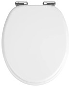 WENKO 22885100-WC sedátko URBIO 36x42,5 cm bílá/stříbrná