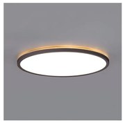 LED Koupelnové stropní svítidlo NIVERA LED/24W/230V IP54 pr. 30 cm černá