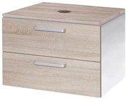 Koupelnová skříňka pod umyvadlo Naturel Vario Dekor 69x45 cm dub bardolino VARIODESK75ZBIDB