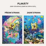 Oboustranný plakát Sponge Bob | 30 x 42 cm | DP351505