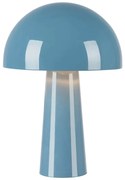 Modrá stolní lampa s kovovým stínidlem (výška 36 cm) Mantar – Markslöjd