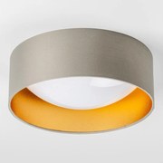 LED Stropní svítidlo LED/12W/230V pr. 32 cm taupe/zlatá
