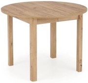 Stůl Ringo 102x142 talíř/mdf – dub craft