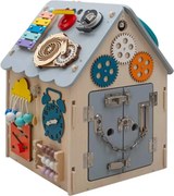 Activity Board Domeček LED Montessori Baby Mix