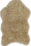 Vlnený koberec Woolly - Sheep Beige, 75x110 tvar kožušiny, béžová, obývacia izba, Lorena Canals