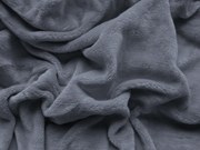 XPOSE® Mikroplyšové prostěradlo Exclusive - tmavě šedé 90x200 cm