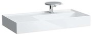 Laufen Kartell - Umyvadlo 90x46 cm, s 1 otvorem pro baterii, SaphirKeramik, bílá H8103390001111