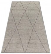 Koberec SOFT 8033 ETHNO DIAMANTY krémový / světle hnědá