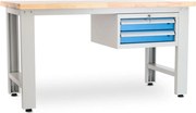 Dílenský stůl Solid OAK-02, 150 cm, závěsný box, dub