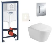 Závěsný wc set do lehkých stěn / předstěnová montáž Glacera Ava SIKOGRSAVAE