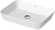 Duravit Cape Cod - Umyvadlová mísa 55x40 cm, DuraCeram, s WonderGliss, bílá 23475500001