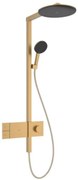 Hansgrohe Raindance Alive S - Sprchový set s termostatem, průměr 30 cm, 3 proudy, EcoSmart, kartáčovaný bronz 24583140