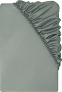 Livarno® Saténové napínací prostěradlo, 180-200 x 200 cm (šedá)