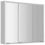 Sapho Batu - Zrcadlová skříňka s LED osvětlením, 80x71x15 cm, bílá 1141131