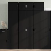 Skříň highboard černá 70 x 42,5 x 185 cm kompozitní dřevo