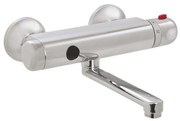 Sanela Senzorové baterie - Termostatická umyvadlová baterie, se spodním ramínkem, bateriové napájení, chrom SLU 25SB