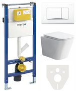 Mereo Mereo, WC komplet pro sádrokarton s příslušenstvím, MM02SETRB