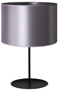Duolla - Stolní lampa CANNES 1xE14/15W/230V pr. 20 cm stříbrná/černá