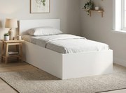 Postel SOFIA 80 x 200 cm, bílá Matrace: Bez matrace