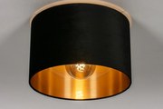 Stropní designové svítidlo Wildmore Black and Gold 40